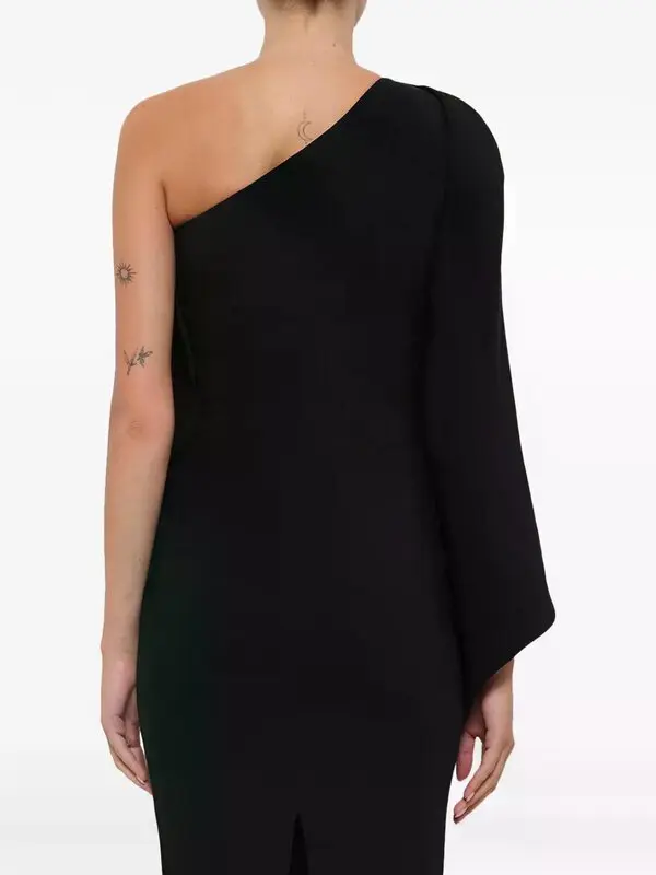 Givenchy One-shoulder Draped Maxi Dress
