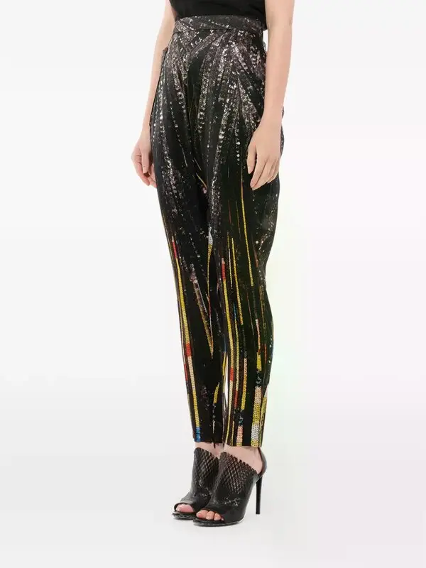 Givenchy Sequin-embellished High-waisted Trousers