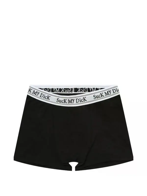 THUG CLUB Smd Print-waistband Boxers - Black
