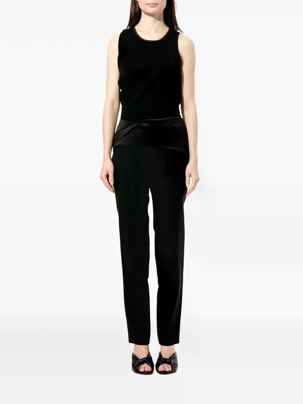 Balenciaga Satin-trimmed Tailored Trousers