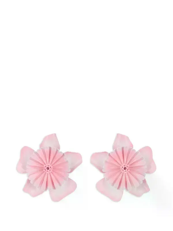 Chloé Bloom Floral Motif Earrings - Pink