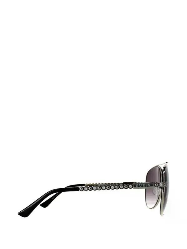 Guess Aviator Sunglasses With Logo Detail