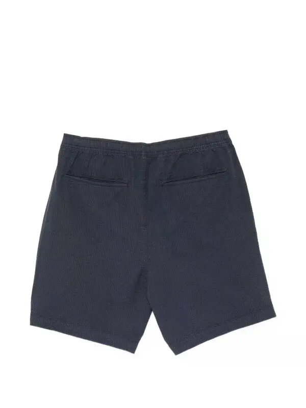 Barbour Seersucker Drawstring Shorts - Blue