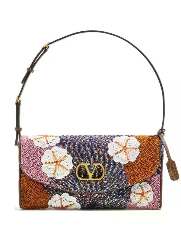 Valentino Garavani Small Embroidered Shoulder Bag