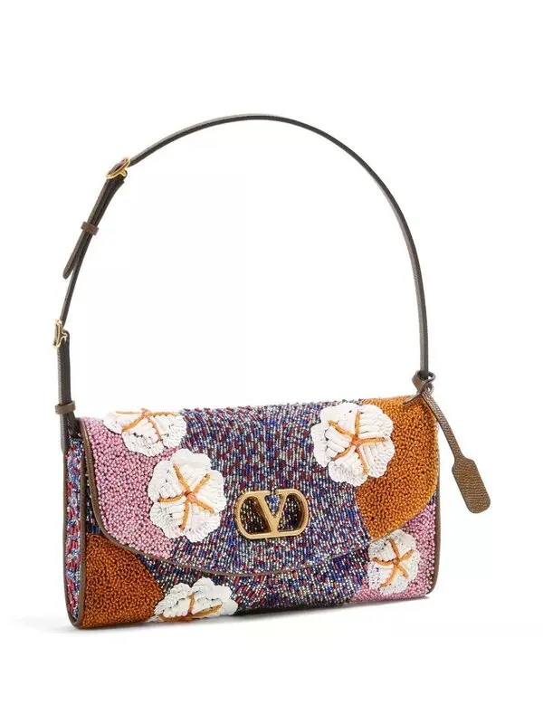 Valentino Garavani Small Embroidered Shoulder Bag