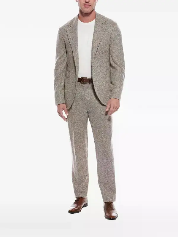 Brunello Cucinelli Tailored Herringbone Suit