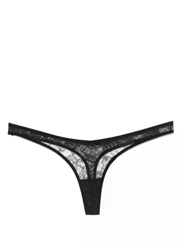 MAISON CLOSE Flashback Thong - Black
