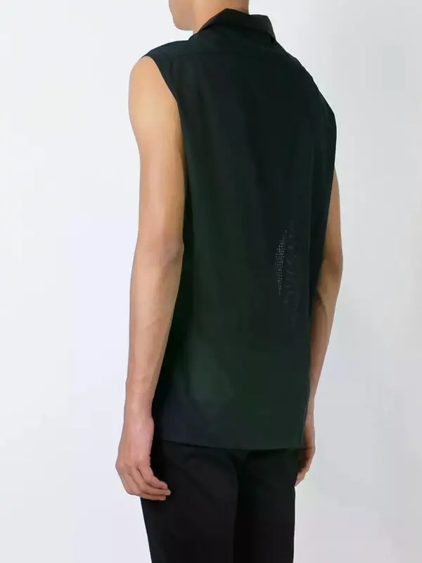 LANVIN Sleeveless Patchwork Shirt
