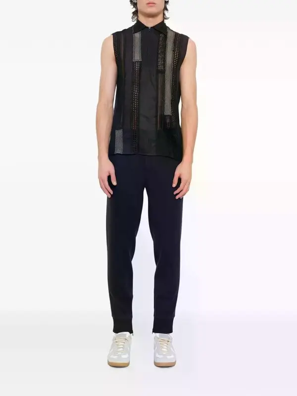 LANVIN Sleeveless Patchwork Shirt