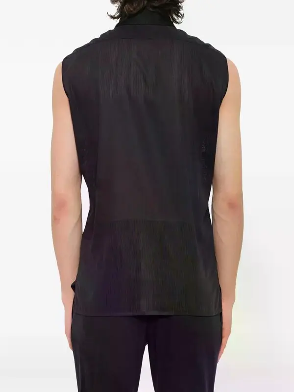 LANVIN Sleeveless Patchwork Shirt