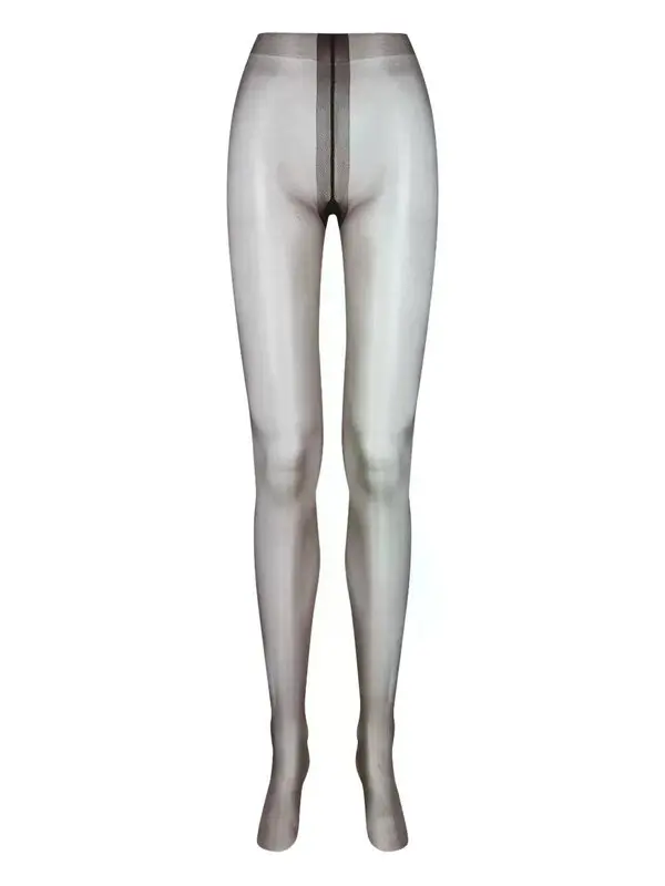 MAISON CLOSE Semi-sheer Tights - Grey