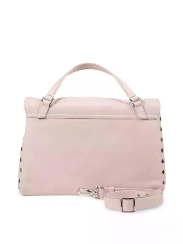 ZANELLATO Postina Rivets Flap Tote Bag - Pink