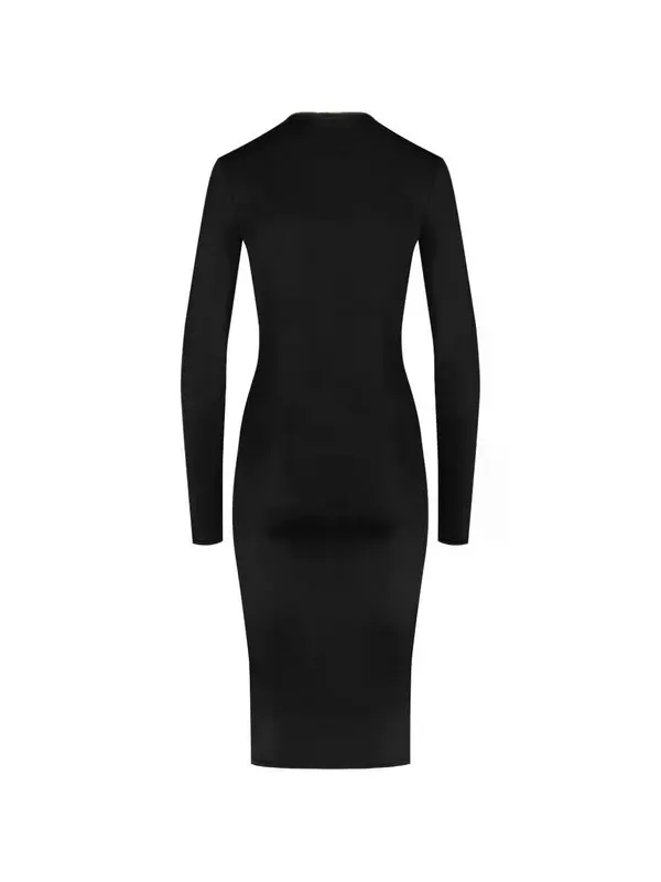 MAISON CLOSE Zip Stretch Midi Dress