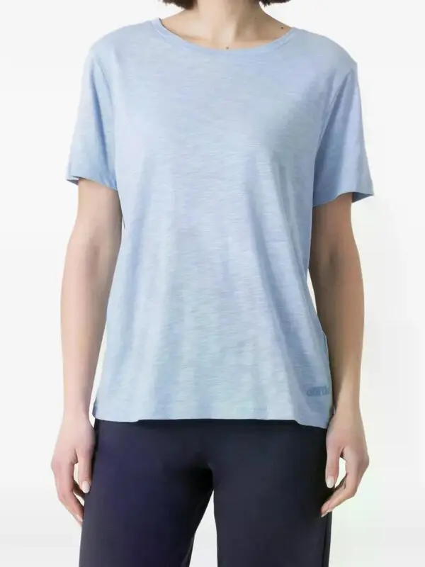 DIMENSIONE DANZA Slub-texture Logo-print T-shirt