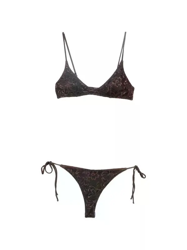 MC2 SAINT BARTH Paloma Bikini - Brown
