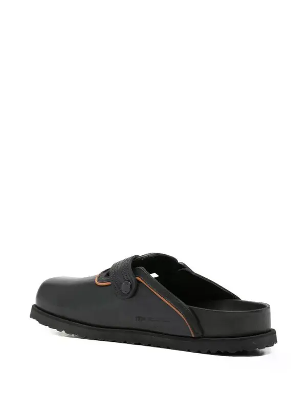 BIRKENSTOCK Buckle-fastening Leather Mules