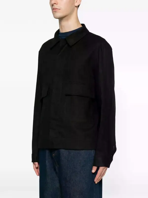 NEW YORK RESIDENT Flap-pocket Shirt Jacket