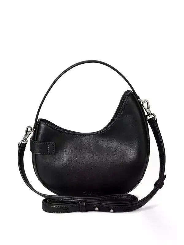 Ralph Lauren Small Tasha D-ring Leather Tote Bag - Black