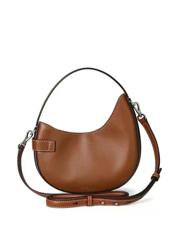 Ralph Lauren Tasha Asymmetrical Leather Tote Bag - Brown