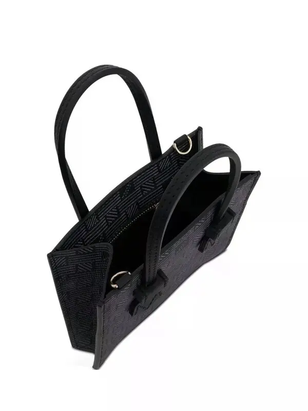 Moreau Bregancon Bb Monogram Tote Bag - Black