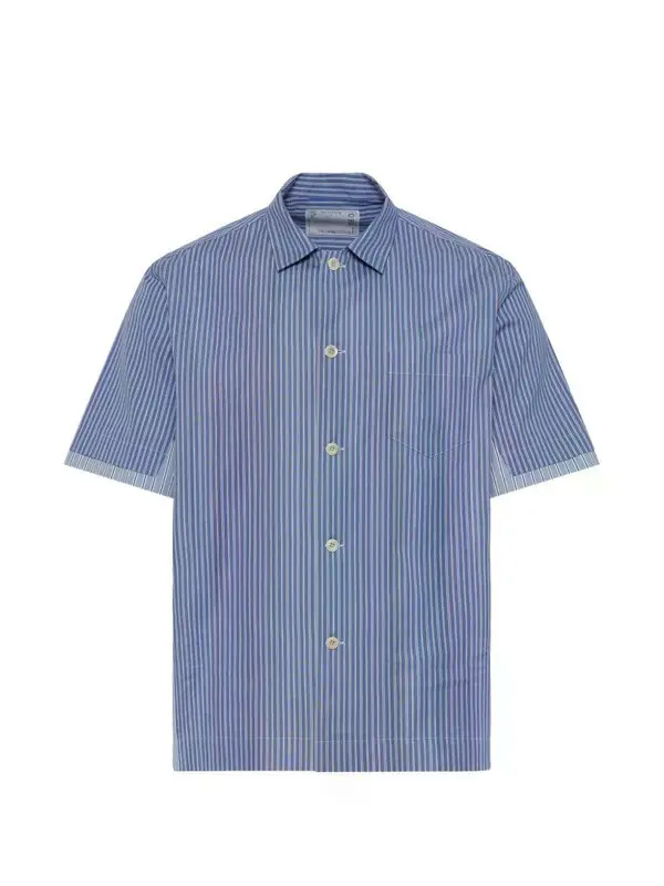 Sacai Stripe-print Poplin Shirt