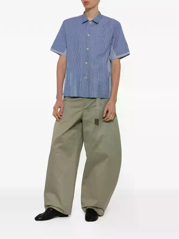 Sacai Stripe-print Poplin Shirt