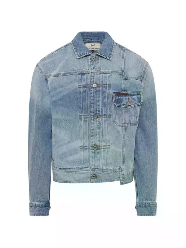 FENG CHEN WANG X Lee Light-wash Panelled Denim Jacket