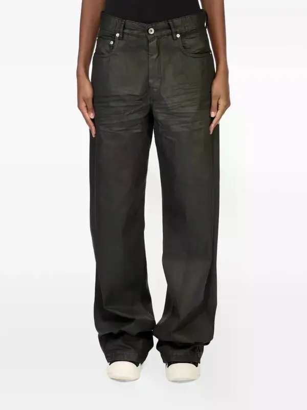 Rick Owens Wide Leg Jeans - Grey