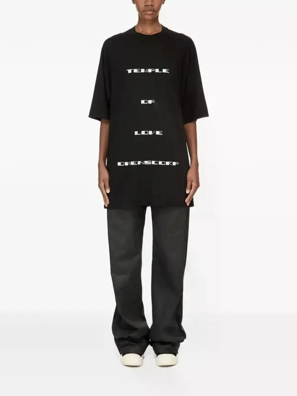 Rick Owens Wide Leg Jeans - Grey