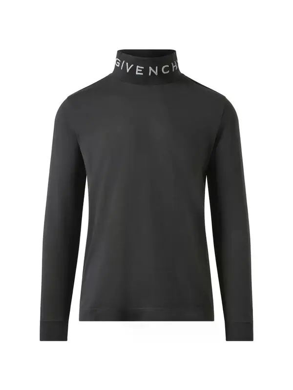 Givenchy Logo-embroidered Turtleneck T-shirt