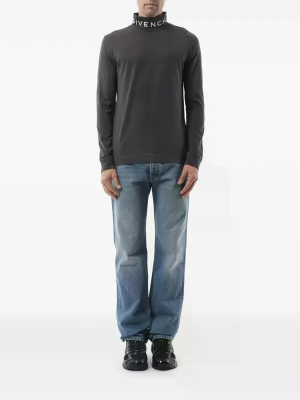 Givenchy Logo-embroidered Turtleneck T-shirt