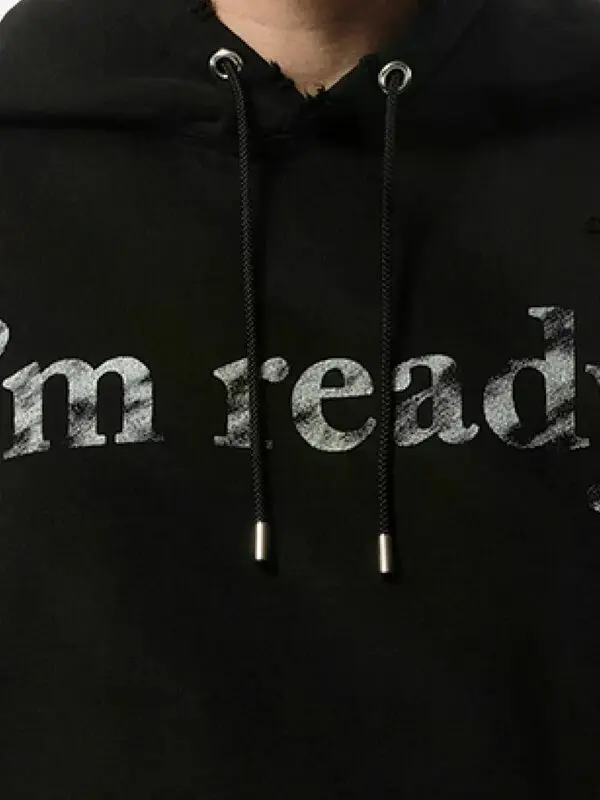 MASTERMIND WORLD Distressed Graphic Hoodie