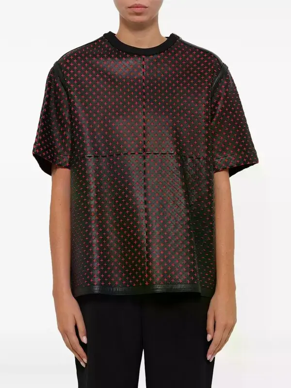 Givenchy Perforated Leather Top