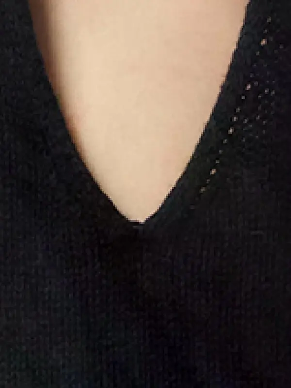 LANVIN Plunge V-neck Ribbed-trim Sweater - Black