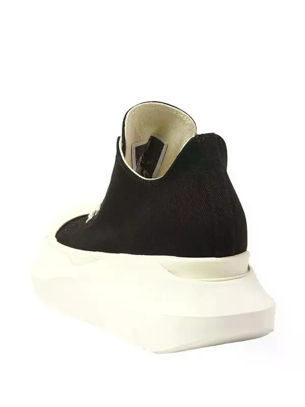 Rick Owens Abstract Denim Sneakers