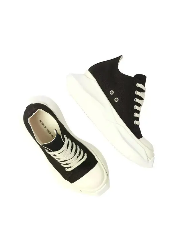 Rick Owens Abstract Denim Sneakers