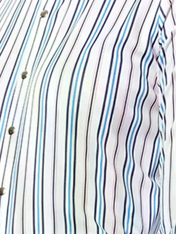 Balenciaga Striped Draped Shirt