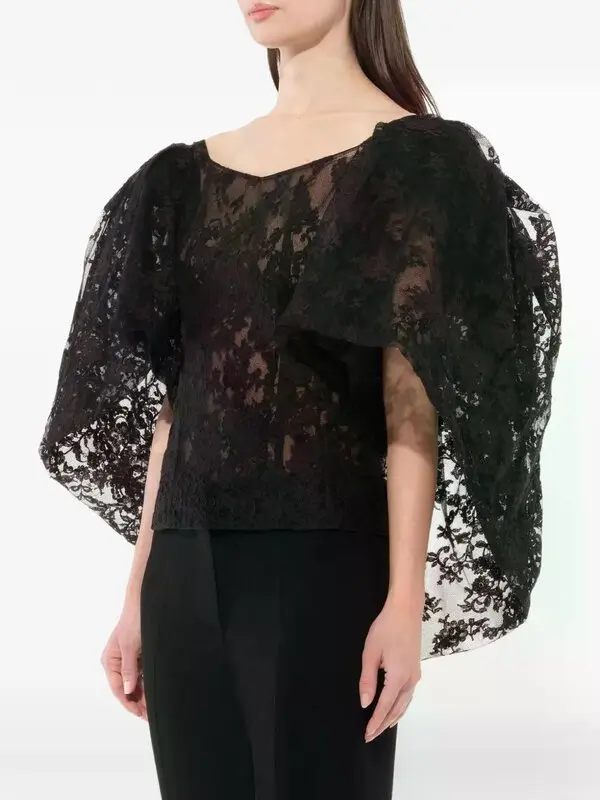 Givenchy Lace Cape T-shirt