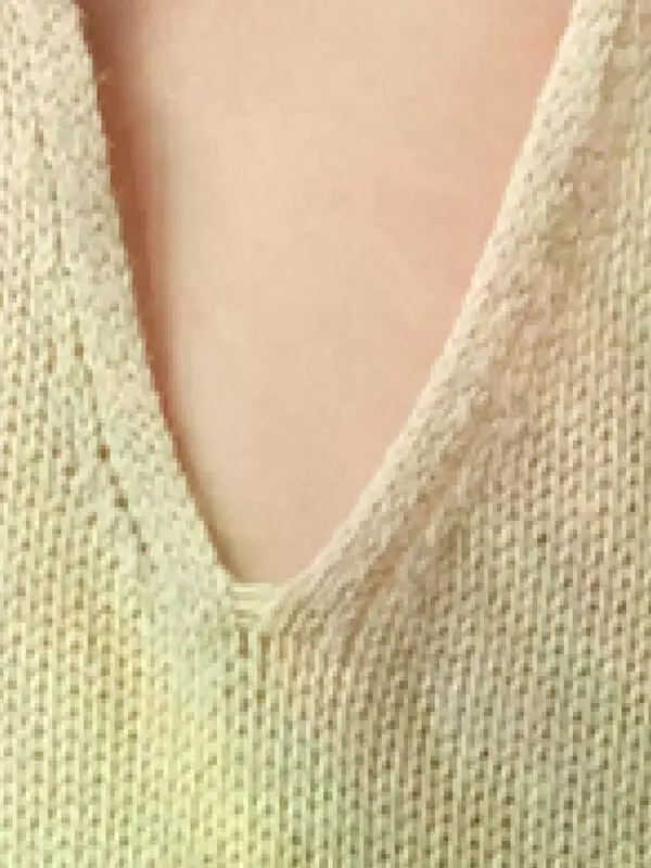 LANVIN Sleeveless V-neck Knit Sweater