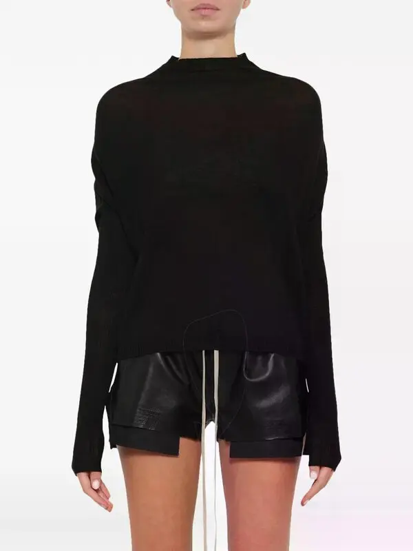 Rick Owens Crater Oversized Top - Black