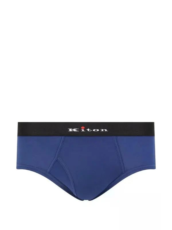 Kiton Logo-waistband Briefs