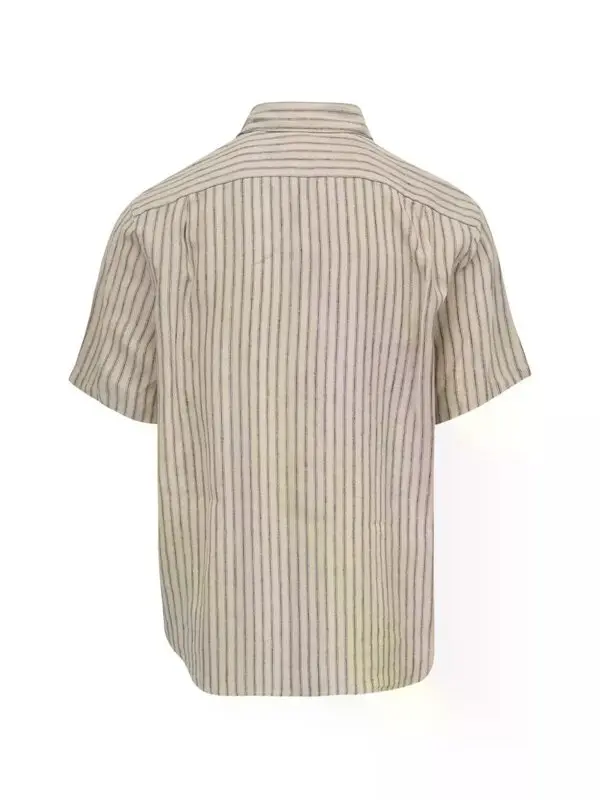 Vince Stripe-pattern Short-sleeve Shirt
