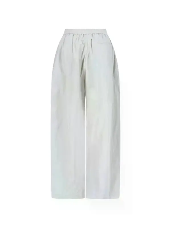 MAISON MARGIELA Crinkled Wide-leg Trousers