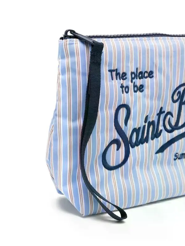 MC2 SAINT BARTH Striped Clutch Bag