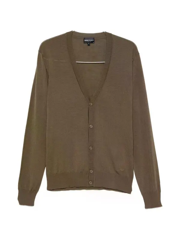 Emporio Armani Button-fastening V-neck Cardigan