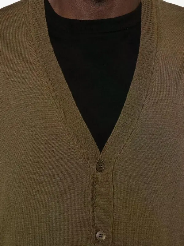 Emporio Armani Button-fastening V-neck Cardigan