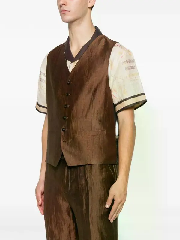 John Varvatos Sleeveless Waistcoat