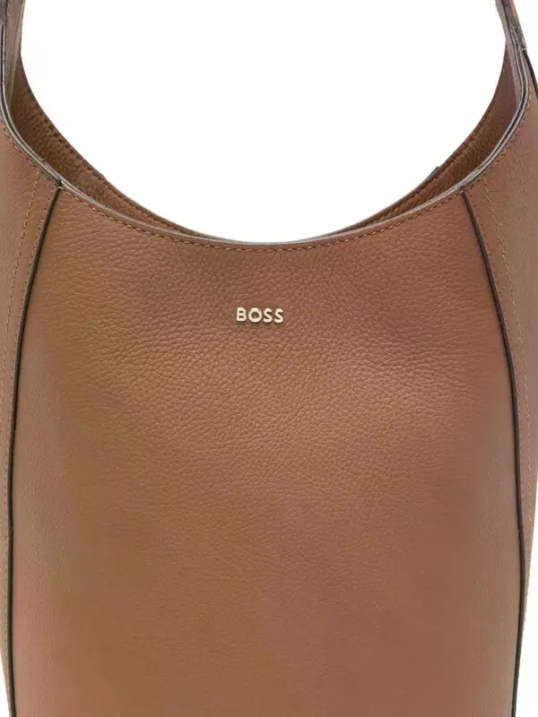 BOSS Lenah Leather Bucket Bag