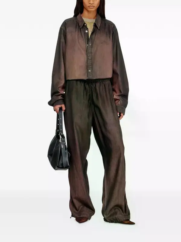 DIESEL® Relaxed Fit Wide Leg Jeans