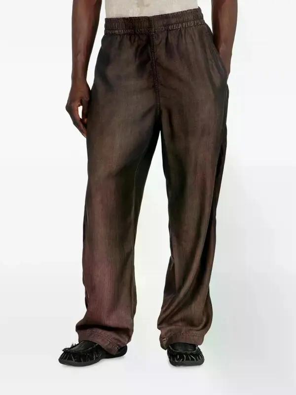 DIESEL® Relaxed Fit Wide Leg Jeans